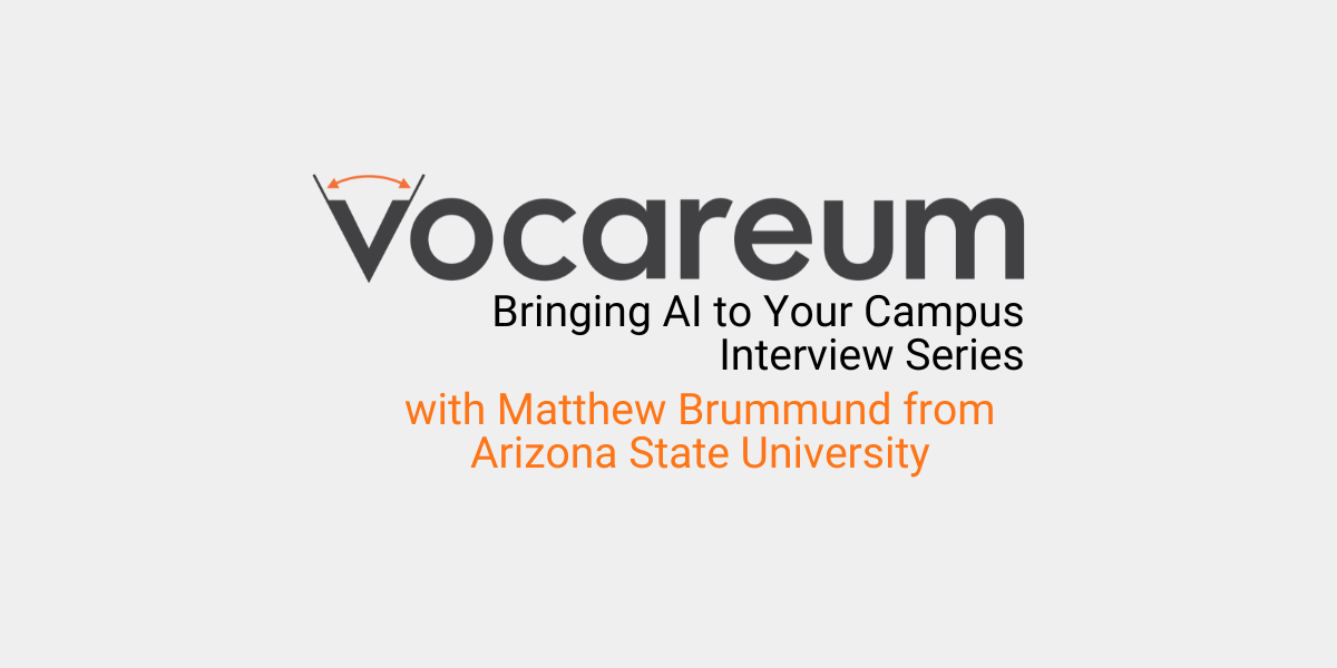 Interview with Matthew Brummund · Vocareum