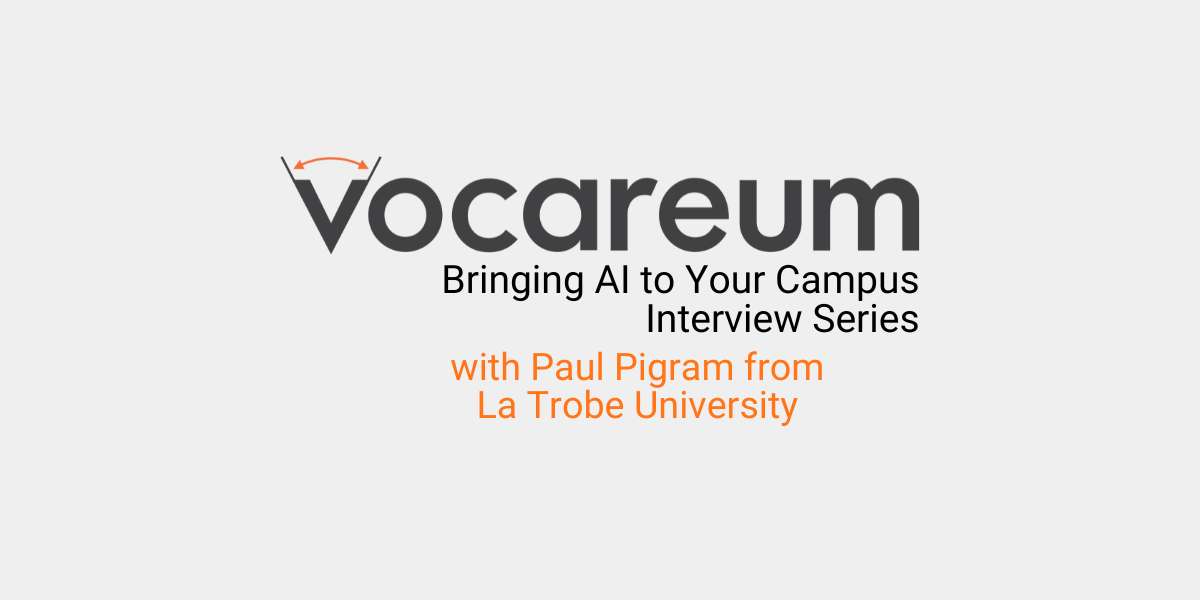 Interview with Paul Pigram · Vocareum