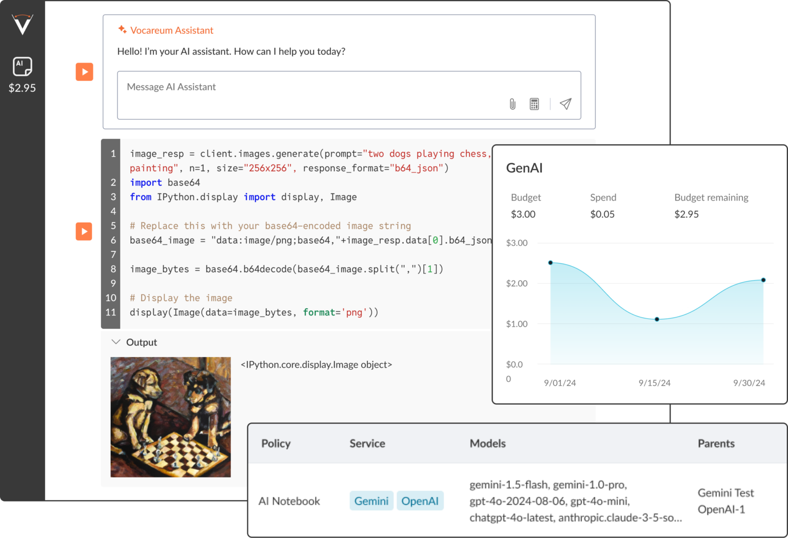 AI Notebook · Cloud-Based Jupyter Platform for AI and Data Science Vocareum